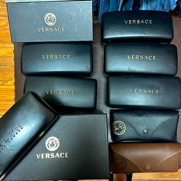 Versace | Accessories | Authentic Sunglasses Cases For Sale | Poshmark